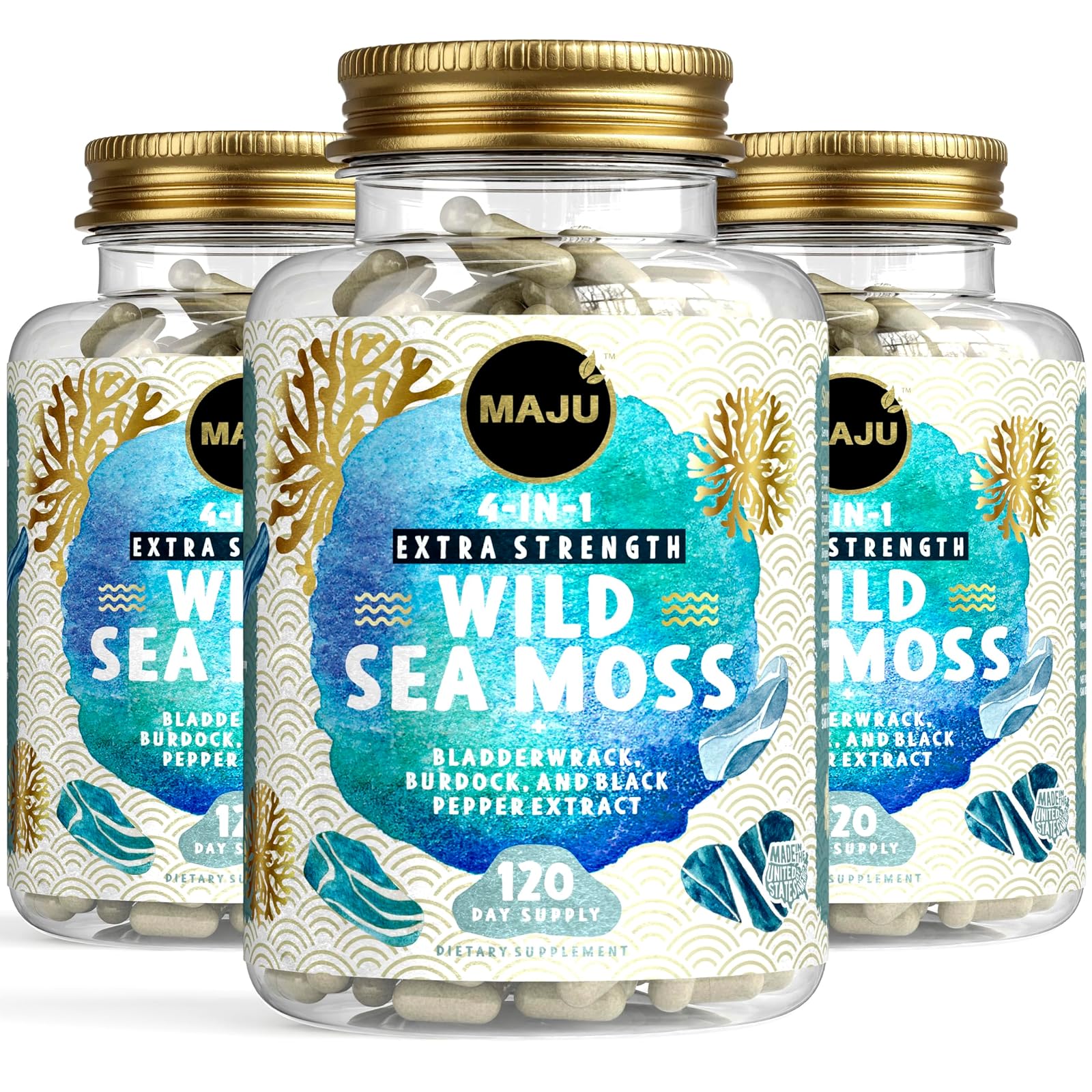 MAJU Wild Irish Sea Moss capsules