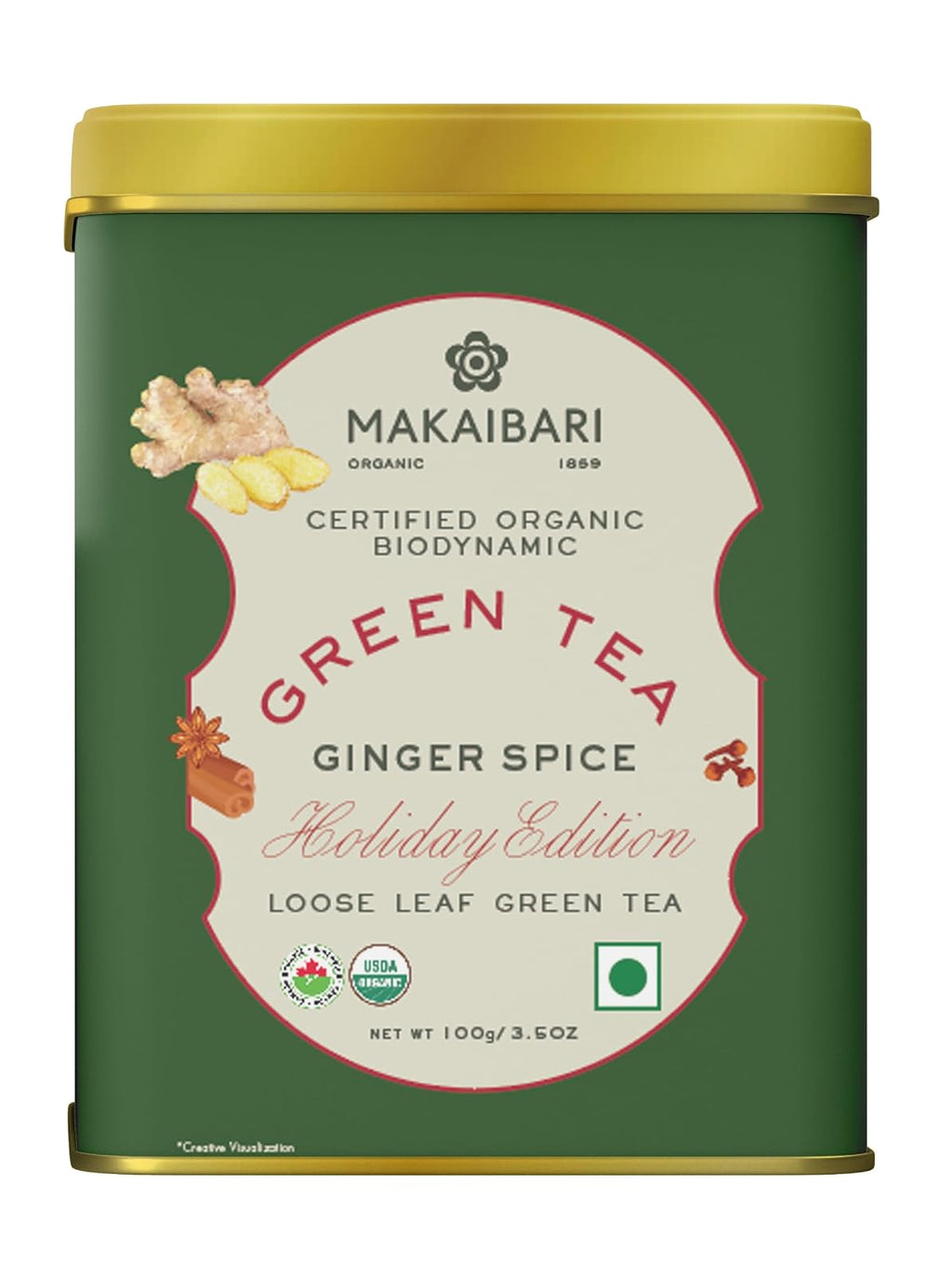 Makaibari ginger spice green tea benefits