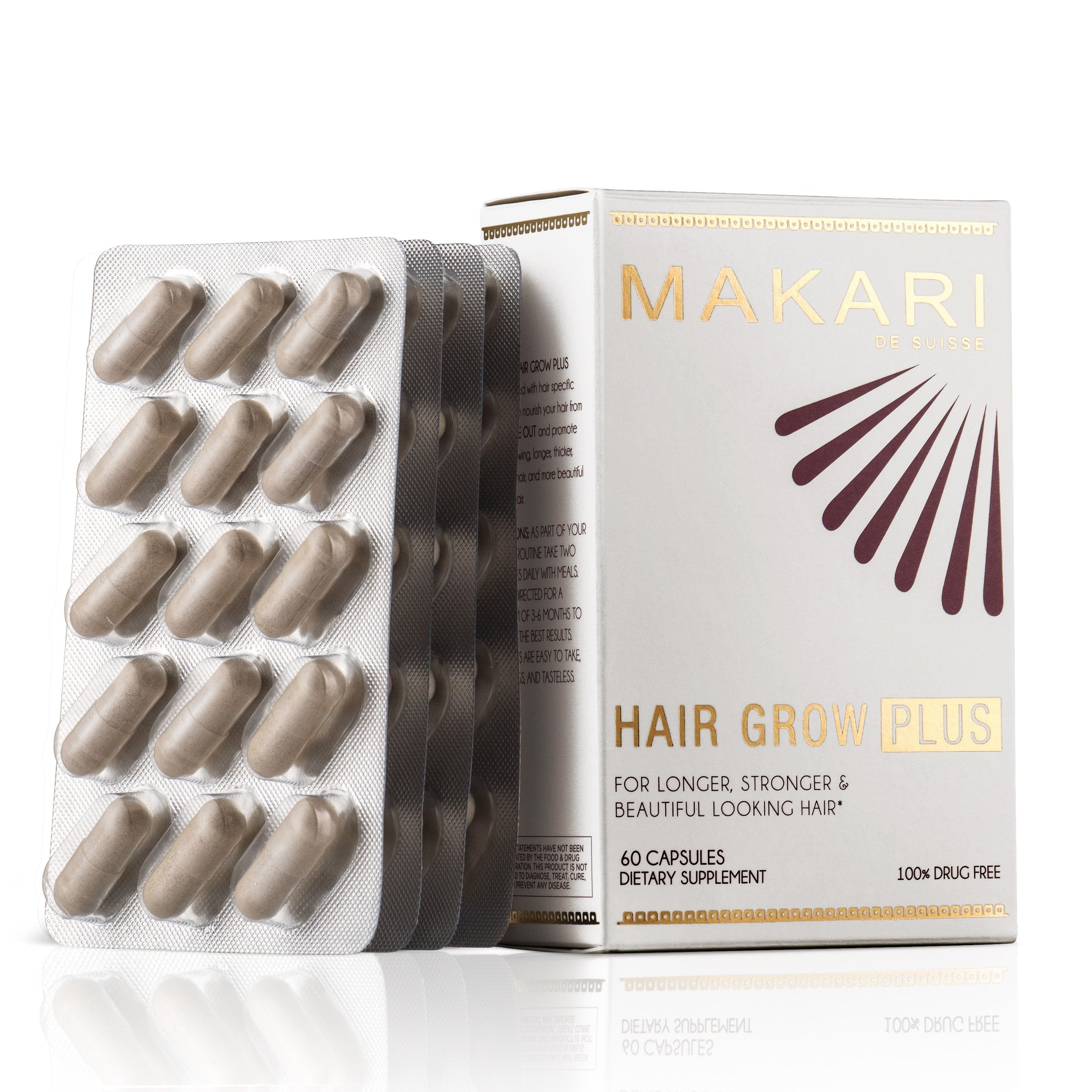 Makari Hair Grow Plus softgel capsules