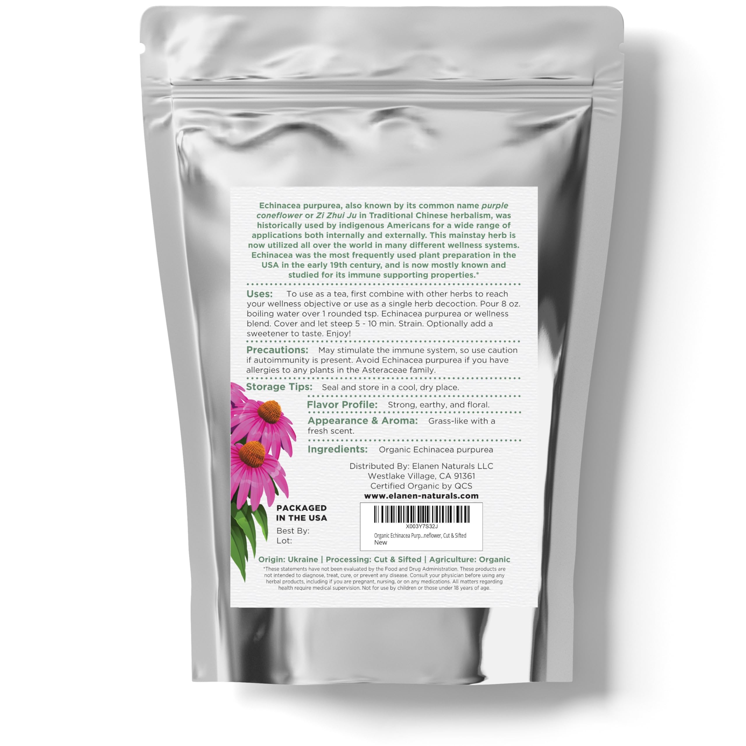 making echinacea tea at home
