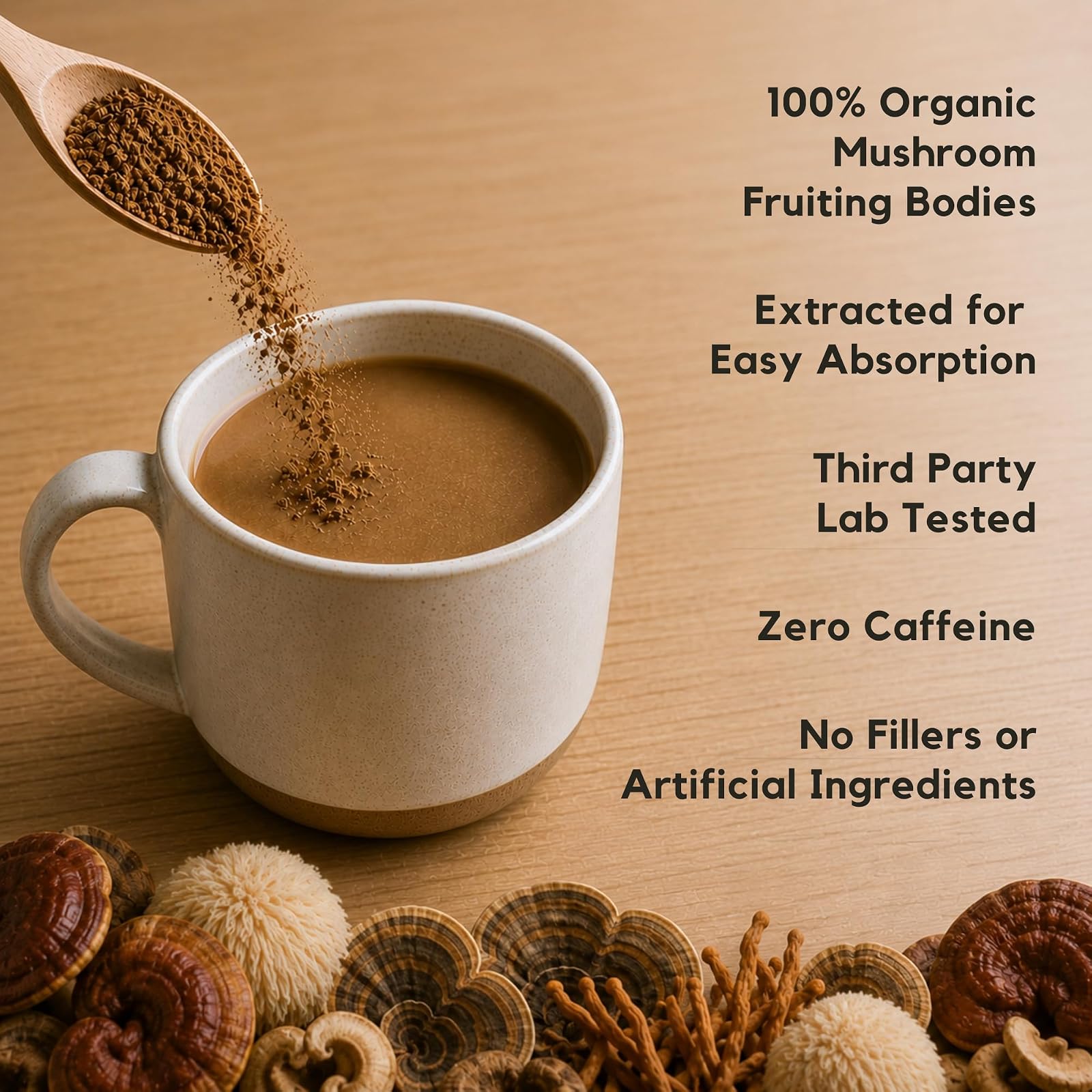 Malama mushroom extract for wellness