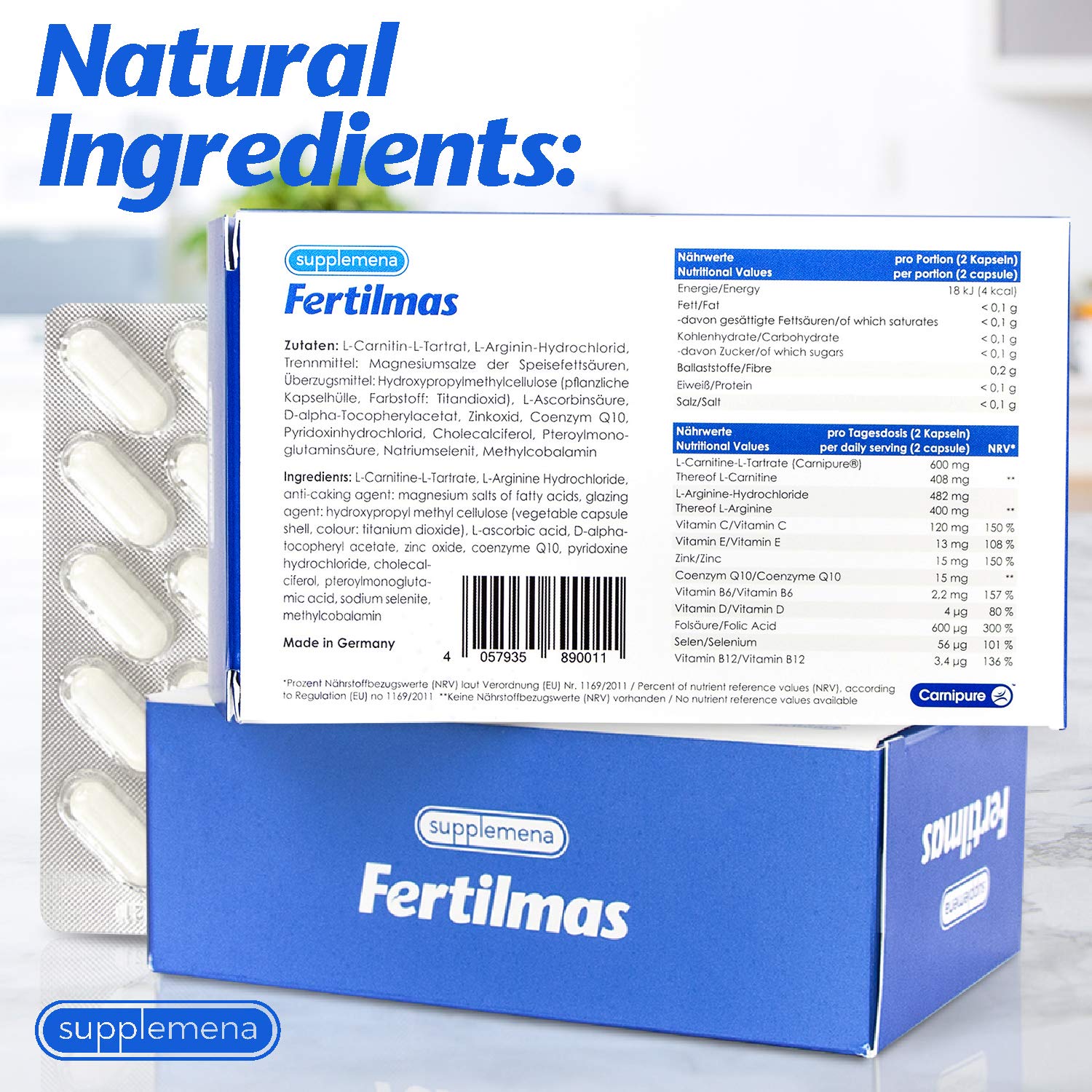 male fertility vitamins with selenium