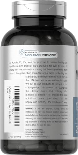 Malic acid capsules for energy support