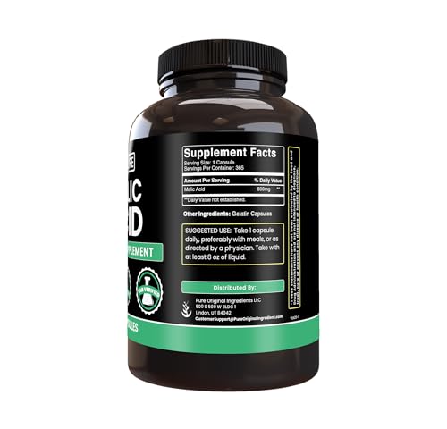 malic acid for energy support