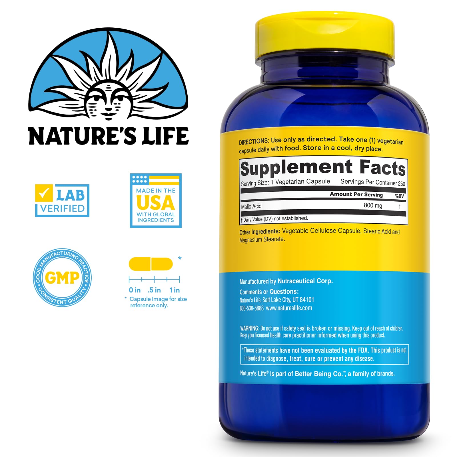 Malic acid for muscle comfort