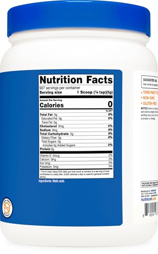 Malic acid powder for daily nutrition