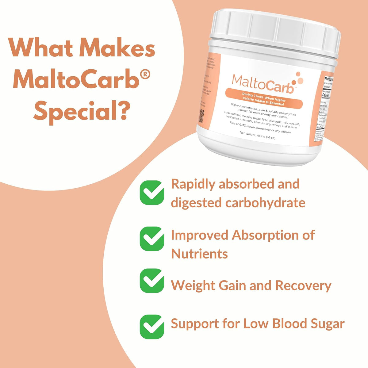 MaltoCarb maltodextrin for quick energy