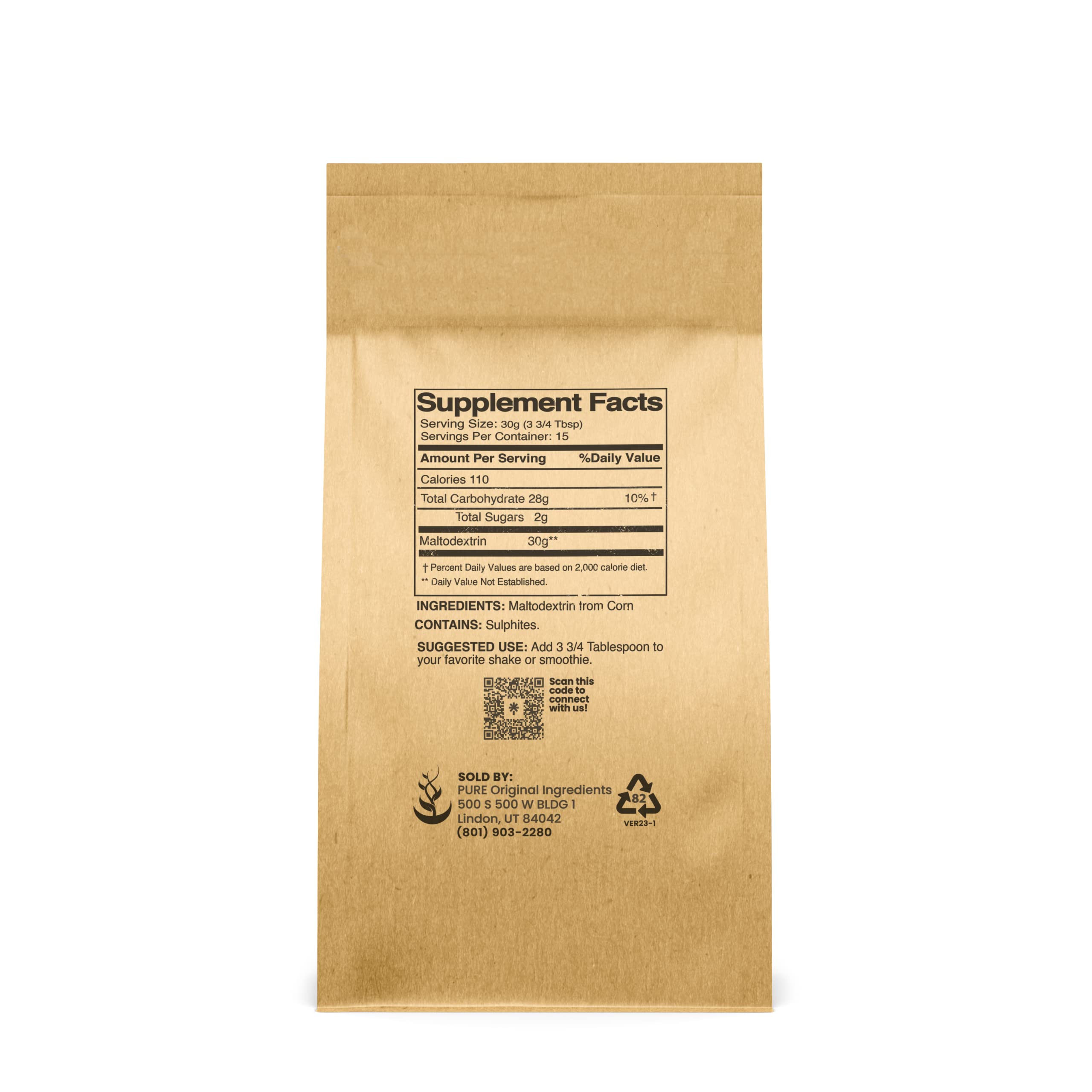 maltodextrin ideal for cooking