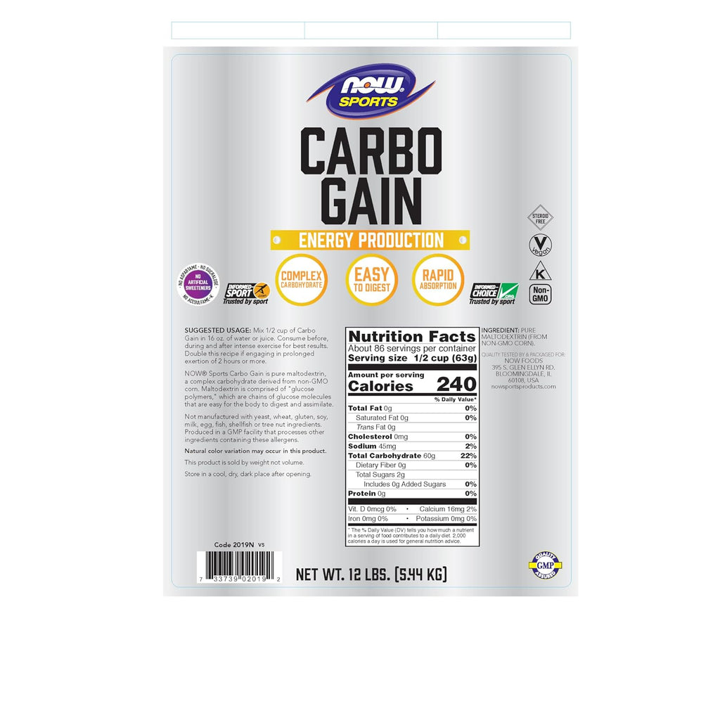 Maltodextrin powder for muscle recovery