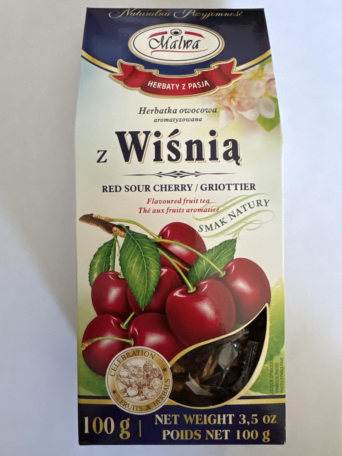 Malwa cherry fruit tea blend