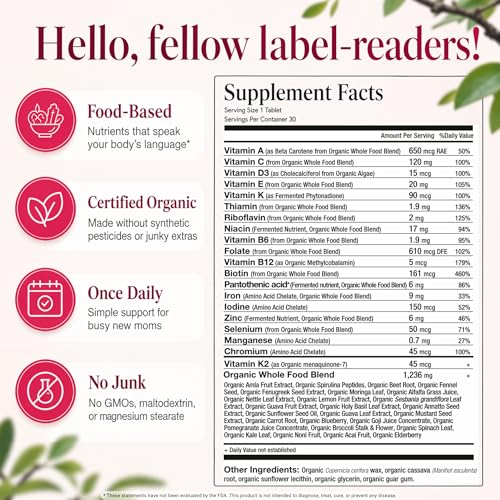 Mama Natural multivitamins for energy boost