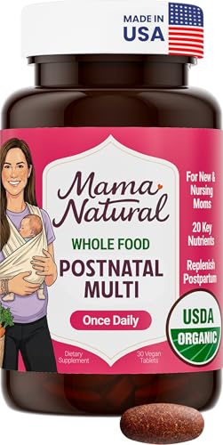 Mama Natural postnatal vitamins for new moms