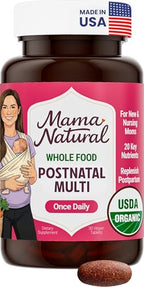 Mama Natural postnatal vitamins for new moms
