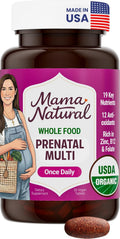 Mama Natural prenatal vitamins for expecting mothers