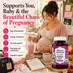 Mama Natural vitamins for prenatal health support