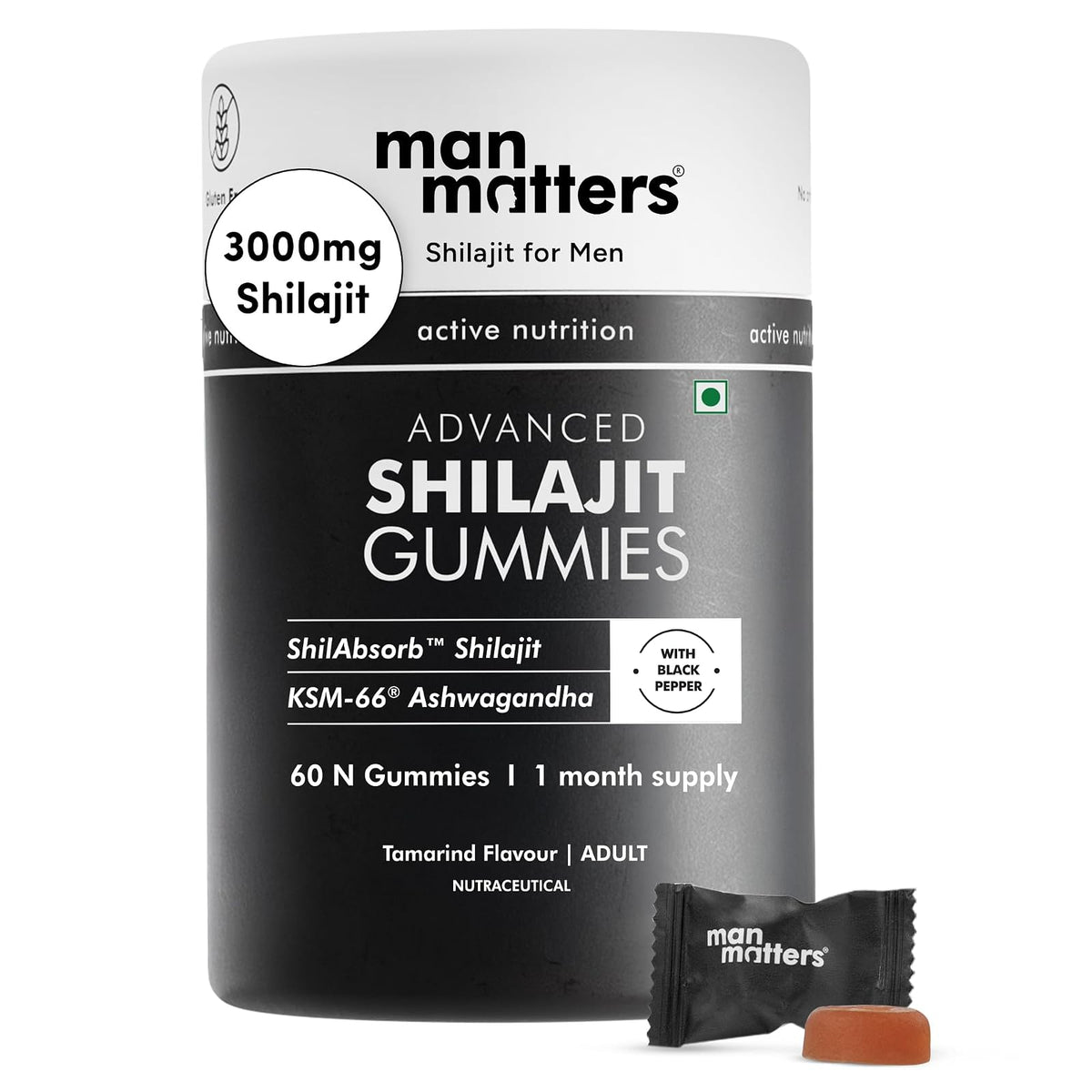 Man Matters Shilajit gummies for energy