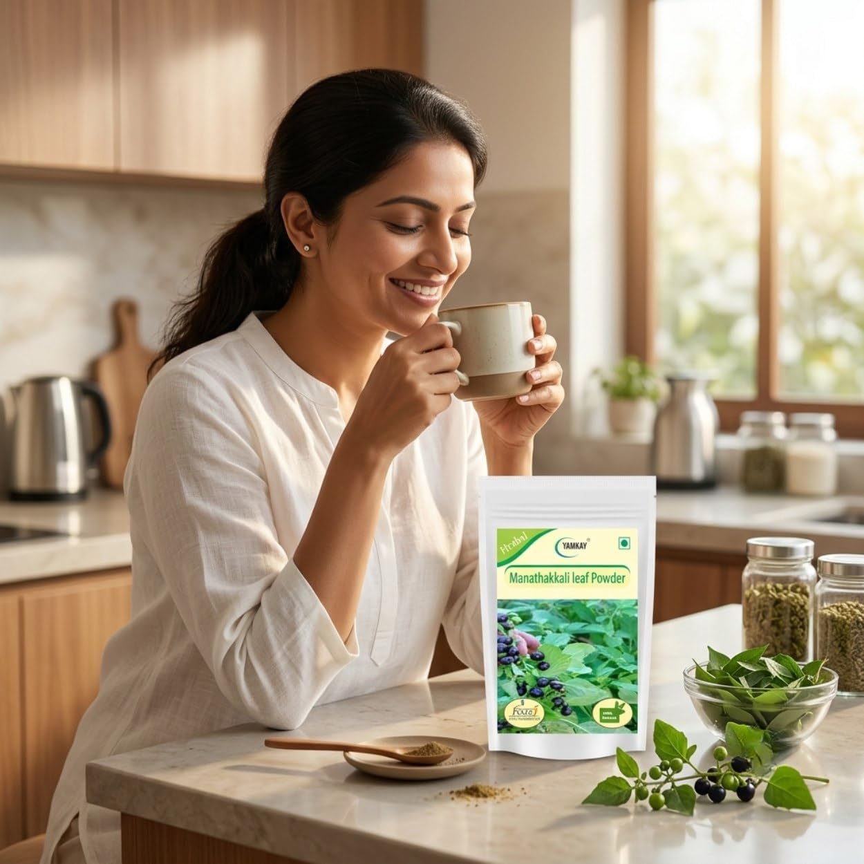 manathakkali leaf powder for detox