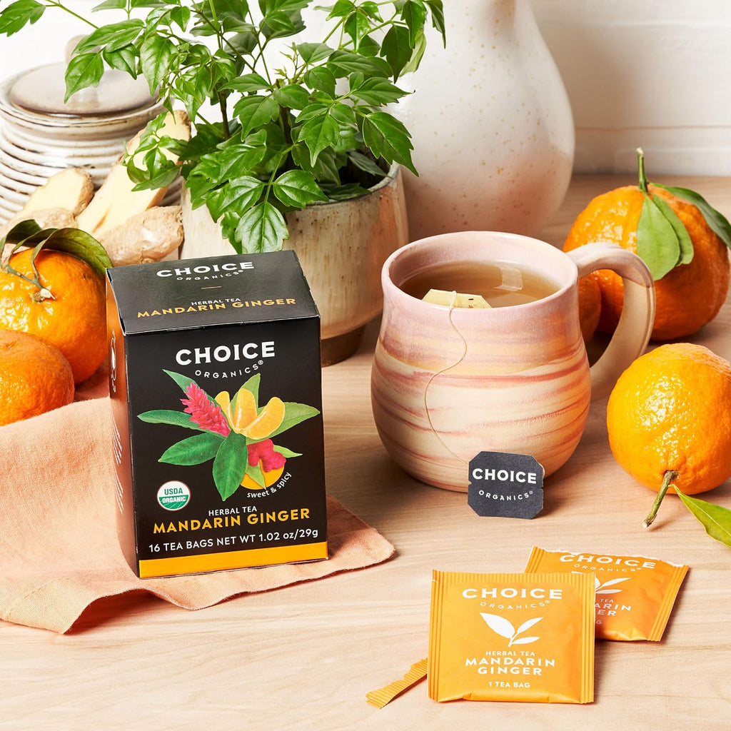 mandarin ginger tea for relaxation