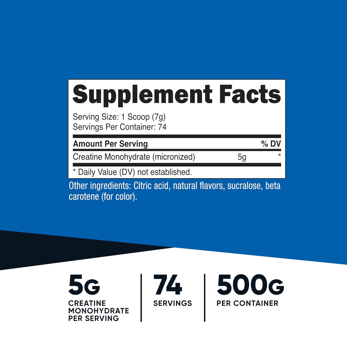 Mandarin orange creatine for energy