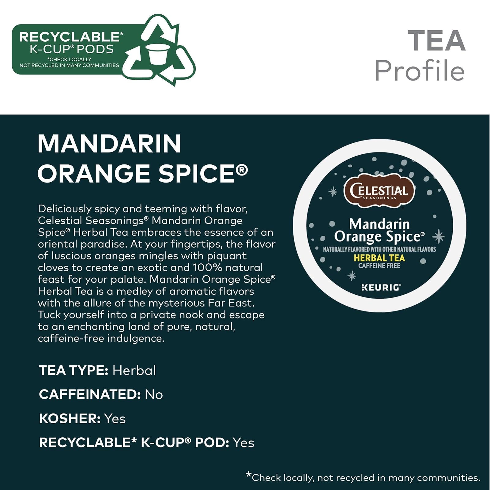 Mandarin Orange Spice tea for relaxation