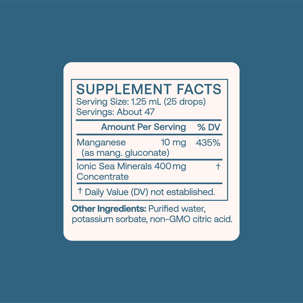 manganese supplement for active lifestyle