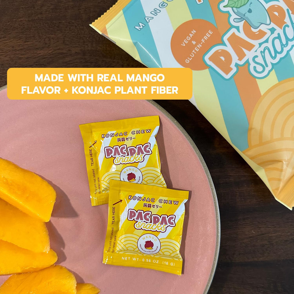Mango chews in convenient sachets