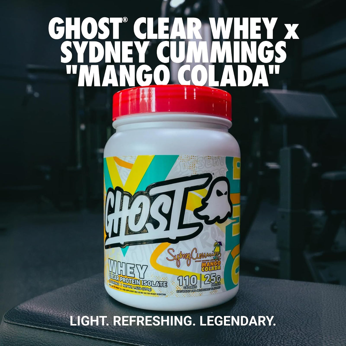 Mango Colada flavour protein supplement