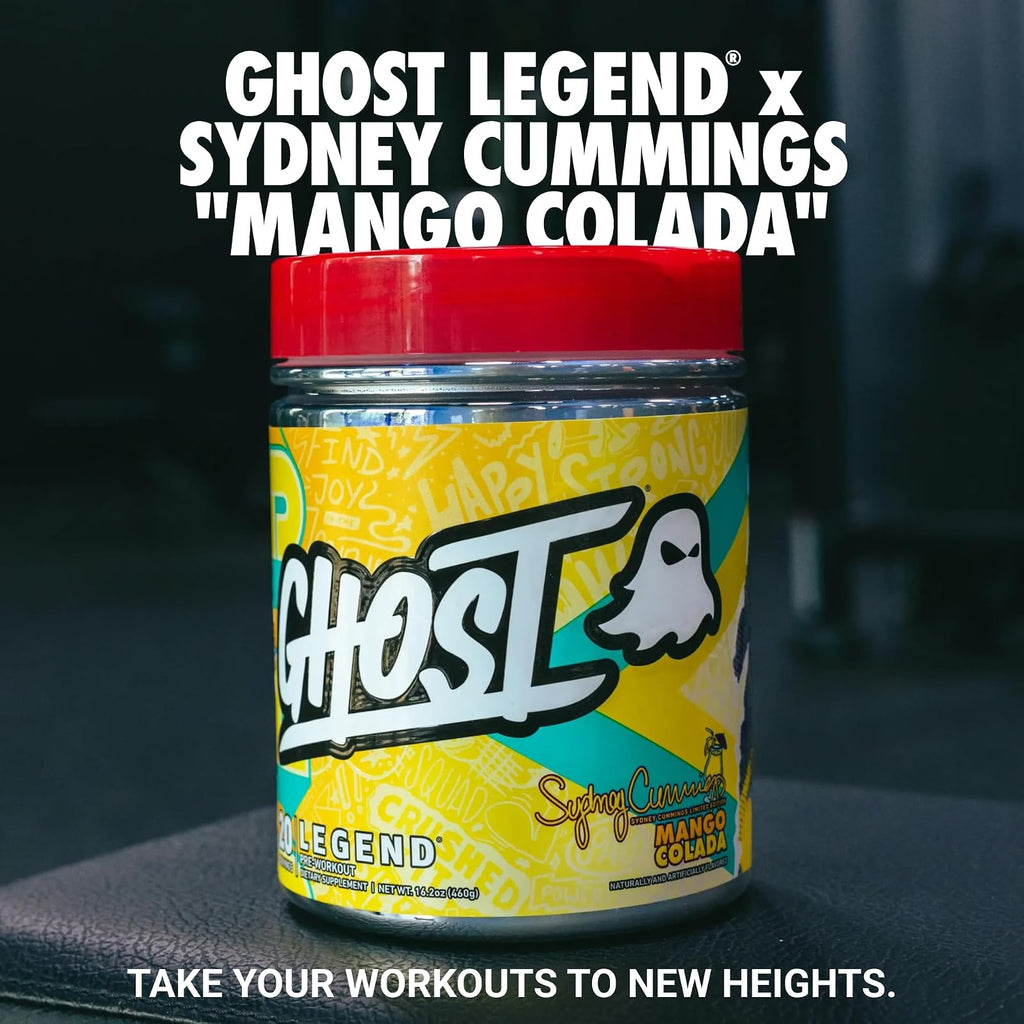 Mango Colada pre-workout flavour