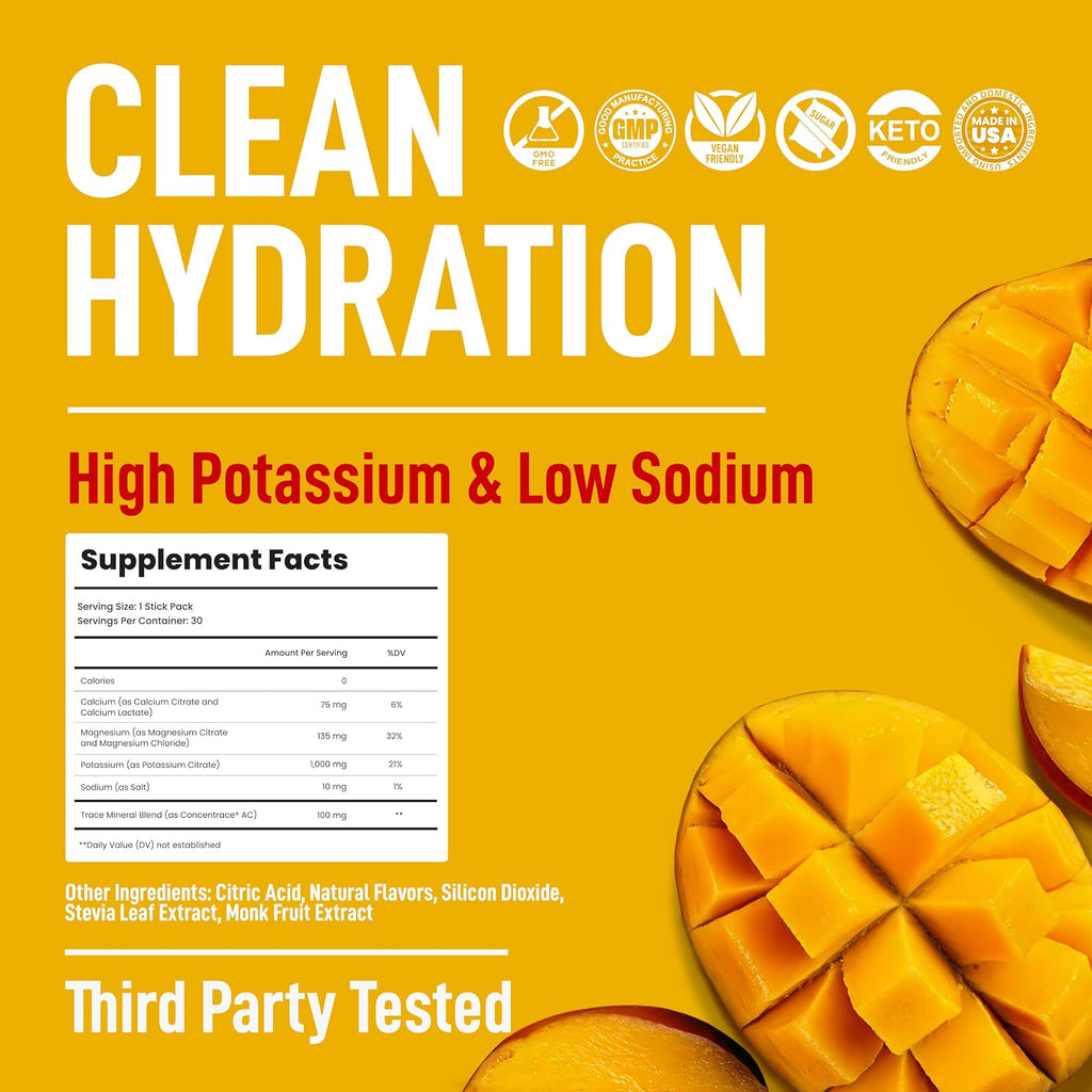 mango electrolyte powder for sports