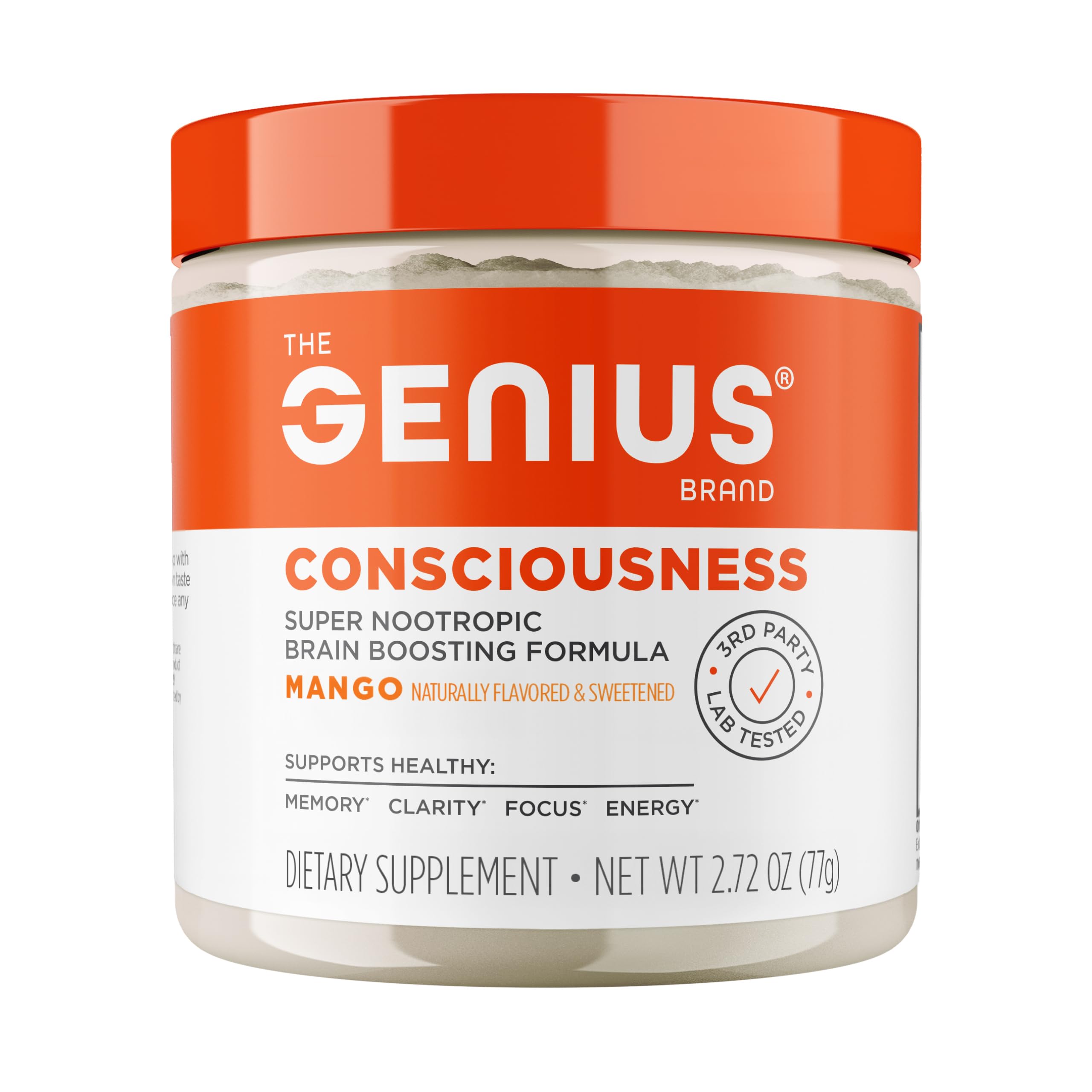 Mango flavored nootropic brain booster