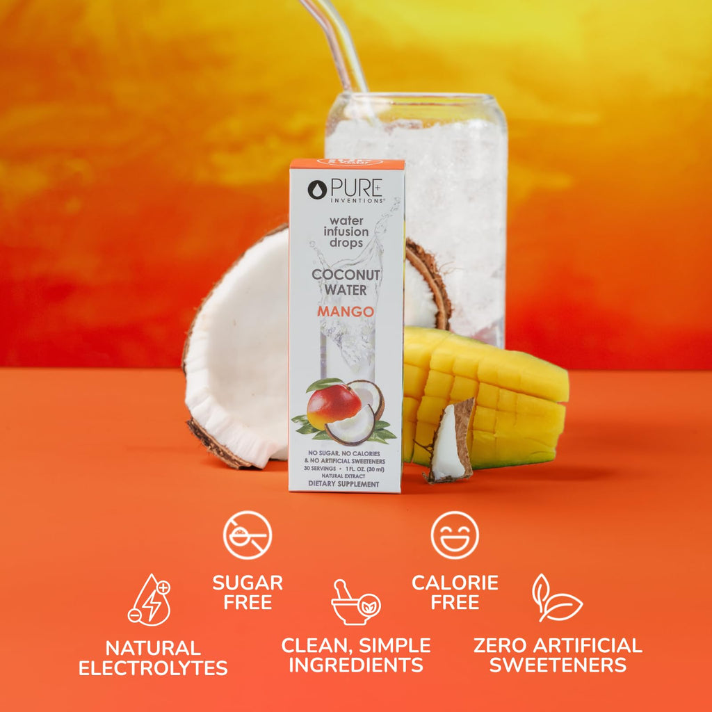 Mango flavour electrolyte drink mix