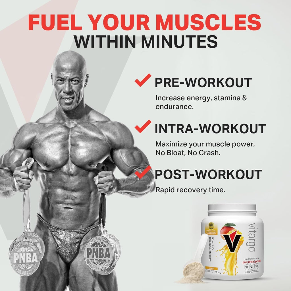 Mango flavour Vitargo recovery supplement