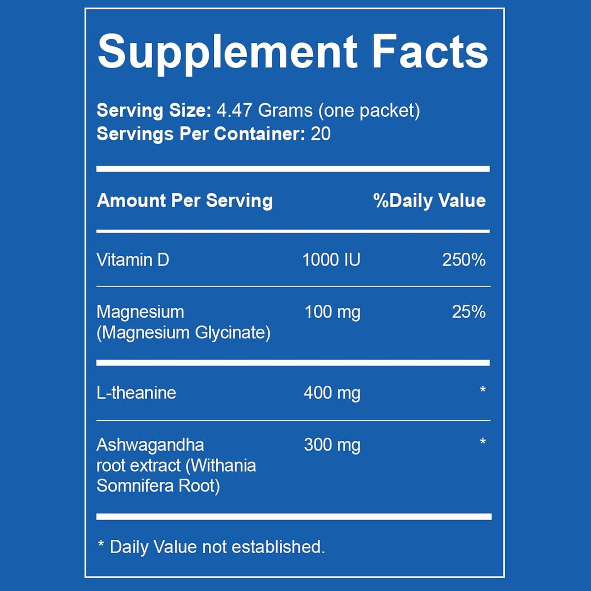 Mango flavoured cortisol support