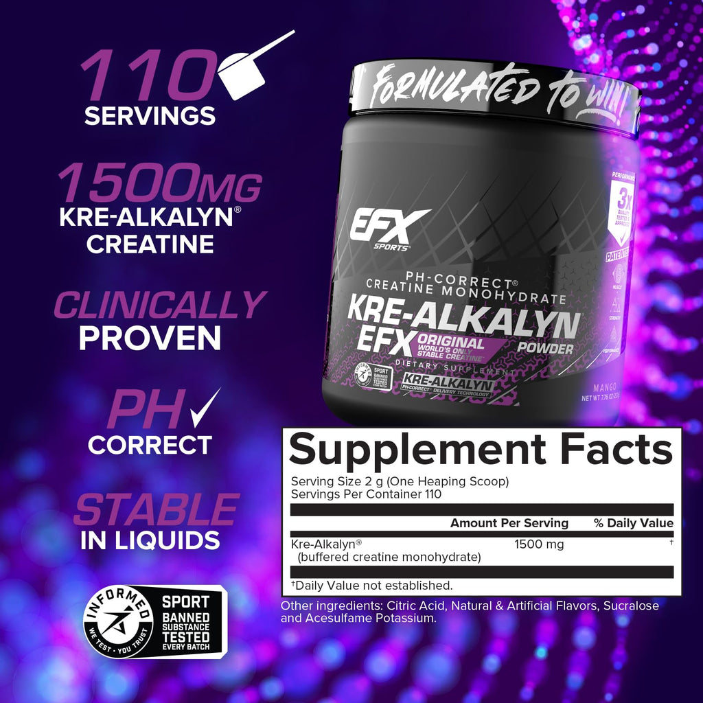 mango flavoured creatine supplement