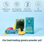 Mango flavoured super greens powder
