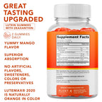 Mango flavoured vitamin A gummies