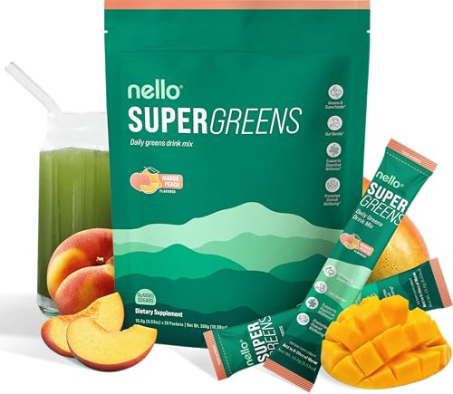 Mango peach chlorella superfood blend