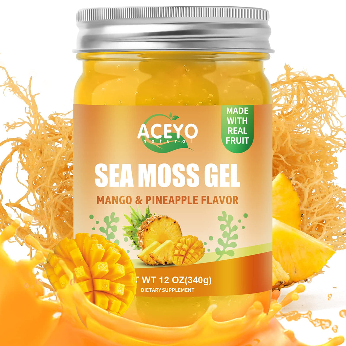 Mango pineapple sea moss gel