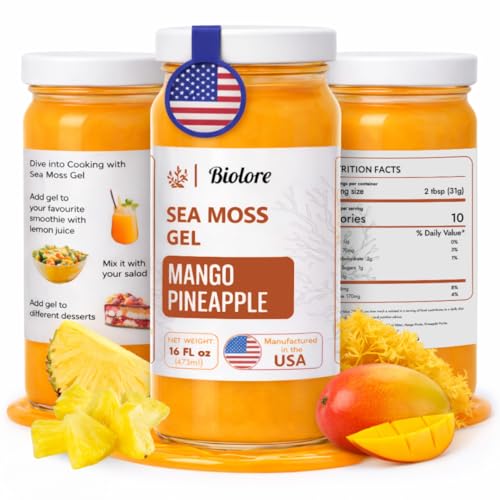Mango pineapple sea moss jelly