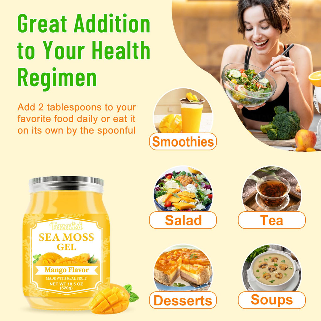 mango sea moss gel for vitality