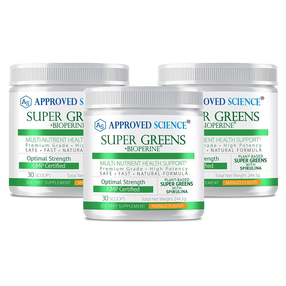mango spirulina powder mix