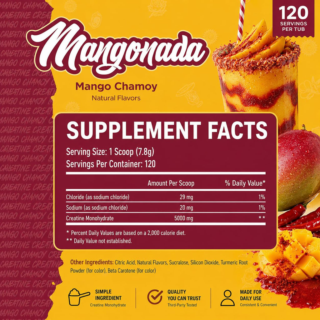 mangonada flavored creatine supplement