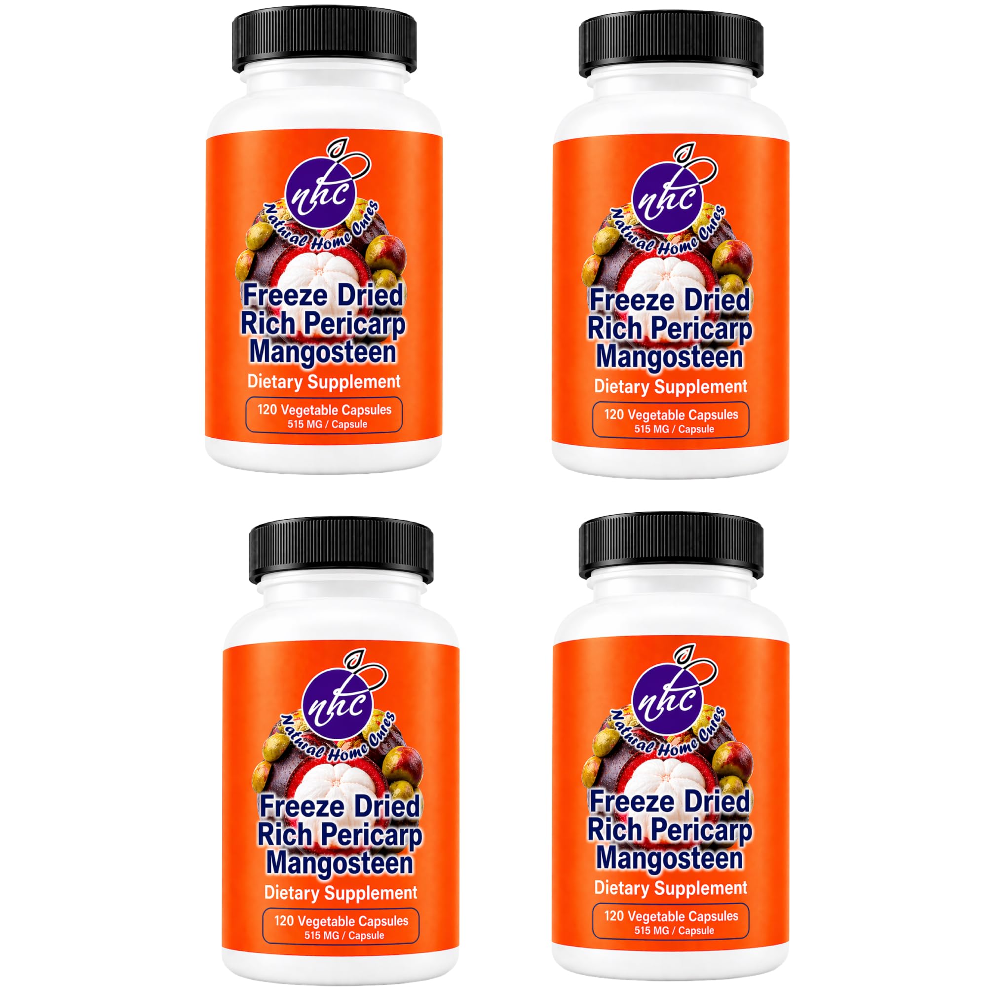 Mangosteen supplement capsules for wellness