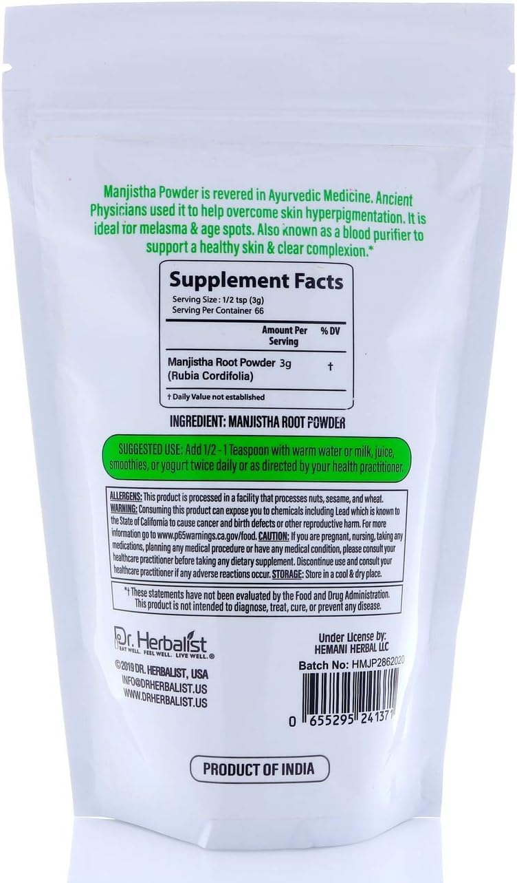 manjishtha for vibrant skin tone