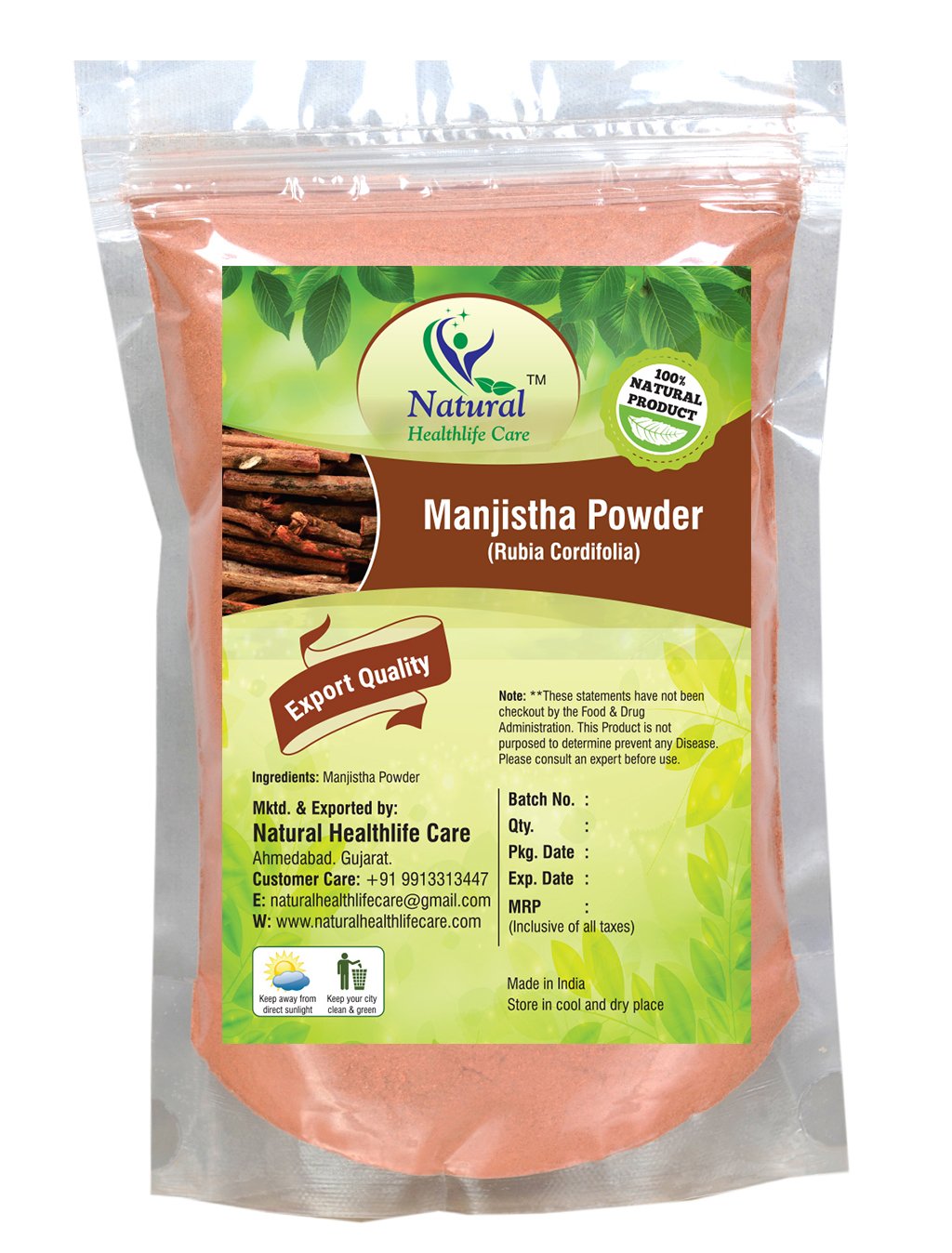 manjishtha root powder for skin health