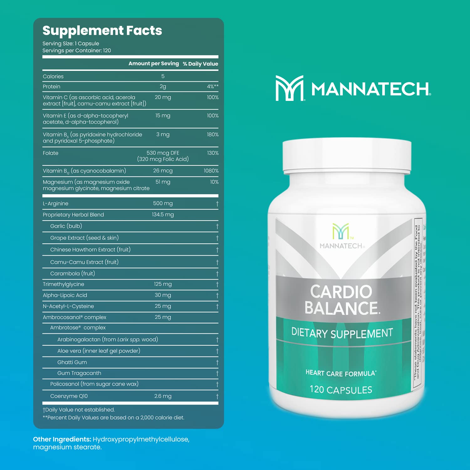 Mannatech CardioBALANCE multivitamin capsules