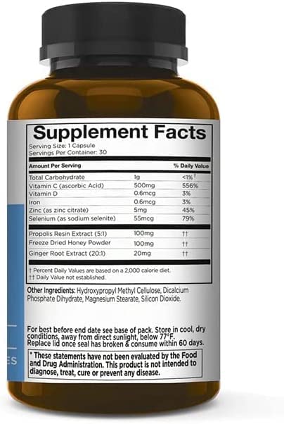 Manuka honey health supplement