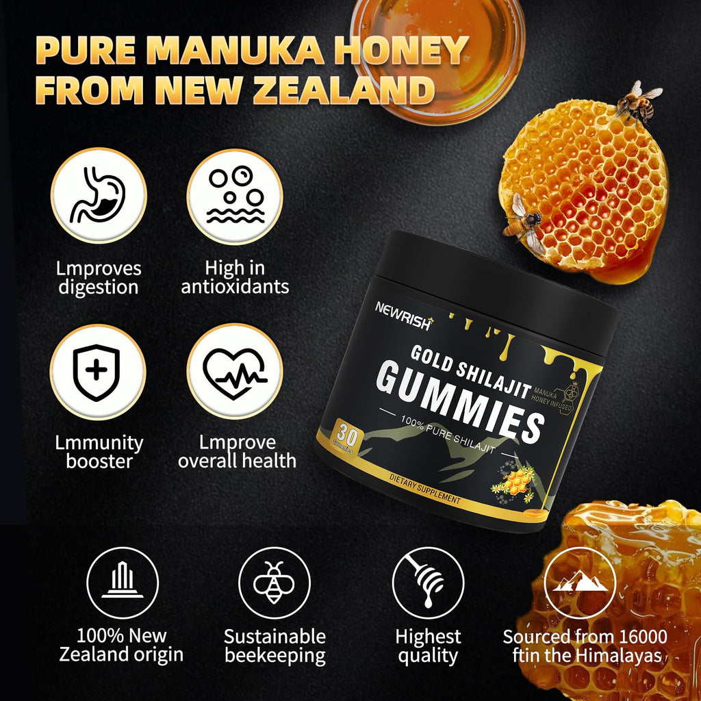 Manuka honey infused gummies