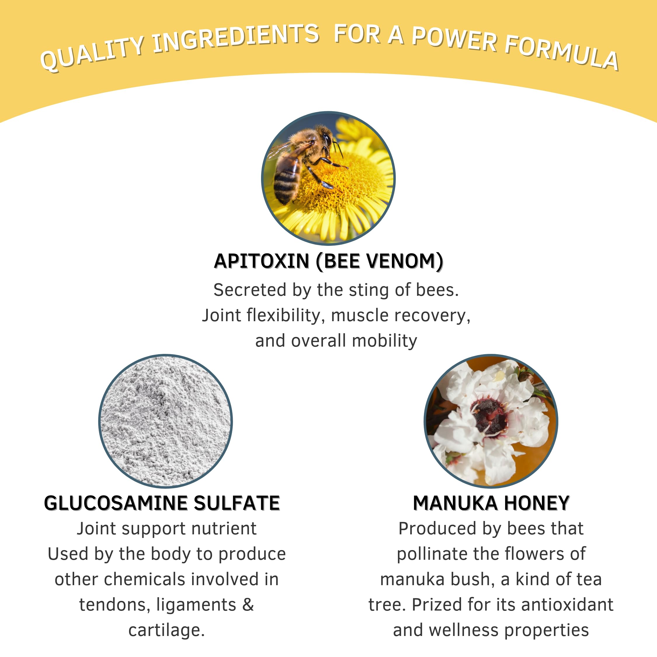 Manuka honey infused health supplements