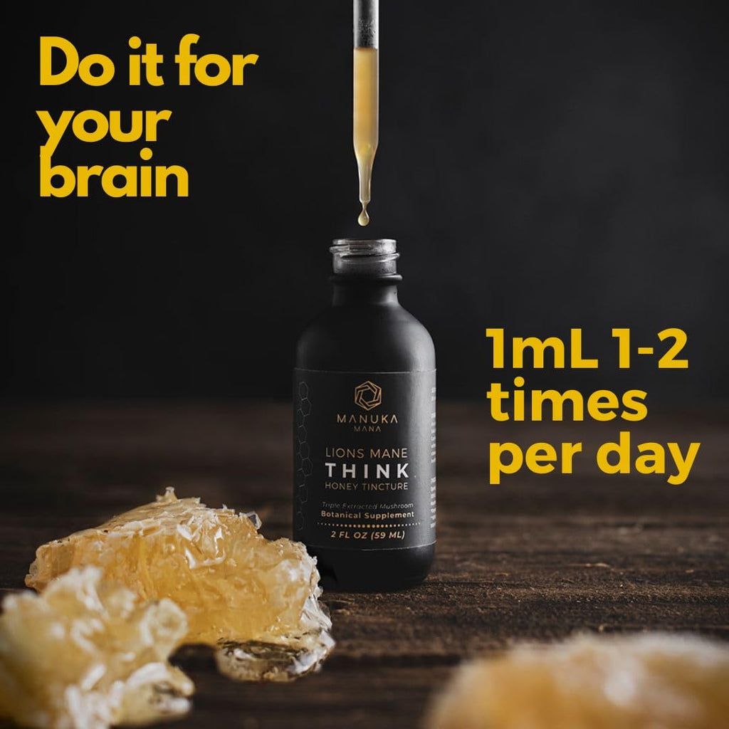 Manuka honey infused mushroom supplement